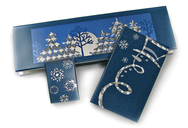 Engine Turned Metal Match Box Designs