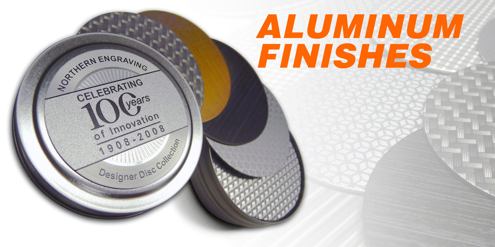 New Designer Disc Collection | Aluminum Finishes