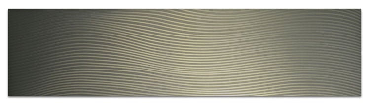 Flowing Lines Across Aluminum Surfaces