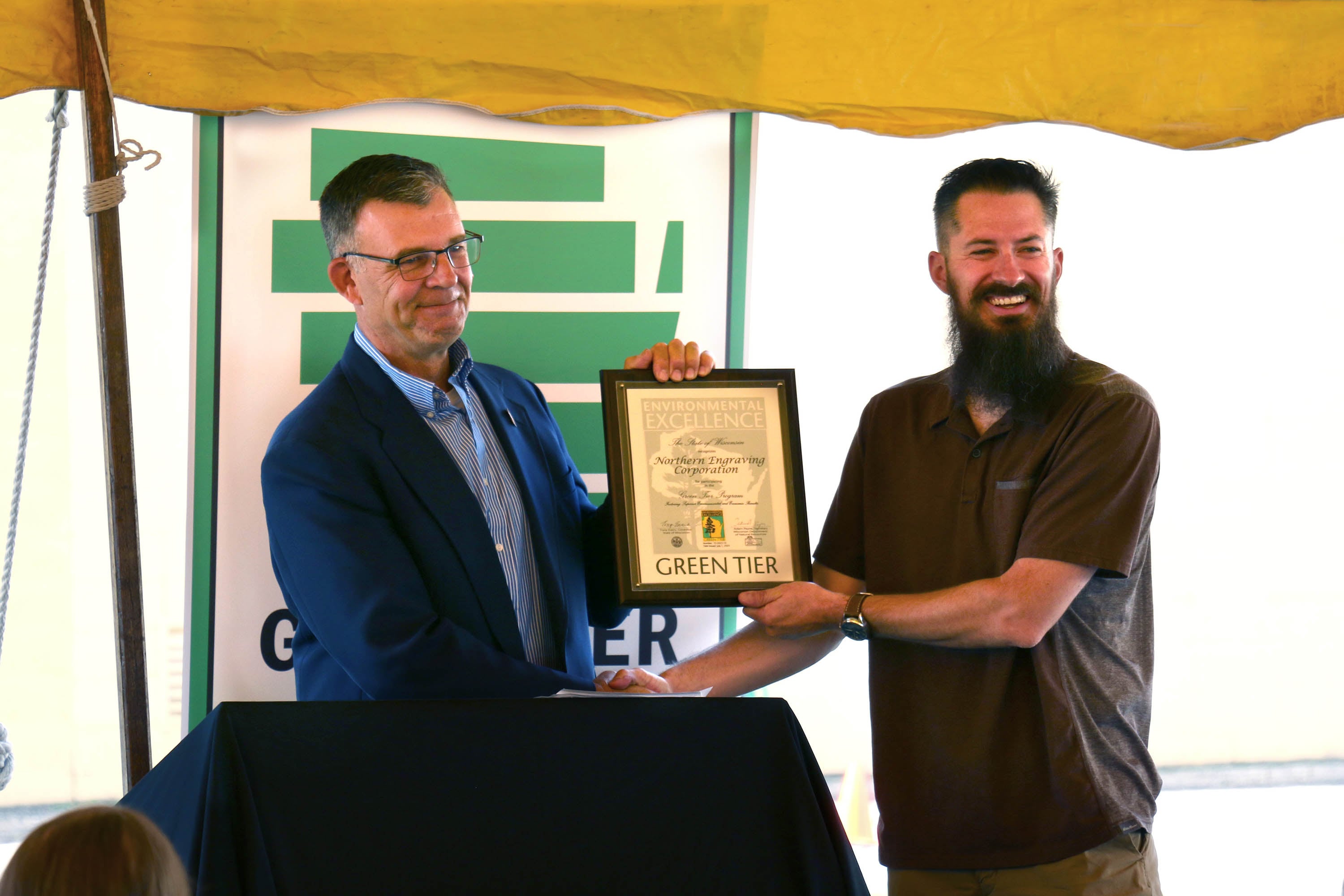 Northern Engraving Joins Tier 2 of the Green Tier Program