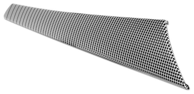 Gradating a Geometric Pattern in Aluminum Trim