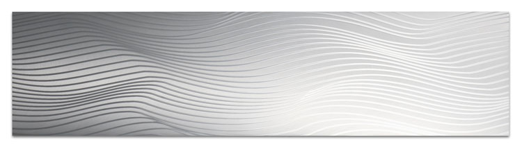 Flowing Lines Across Aluminum Surfaces